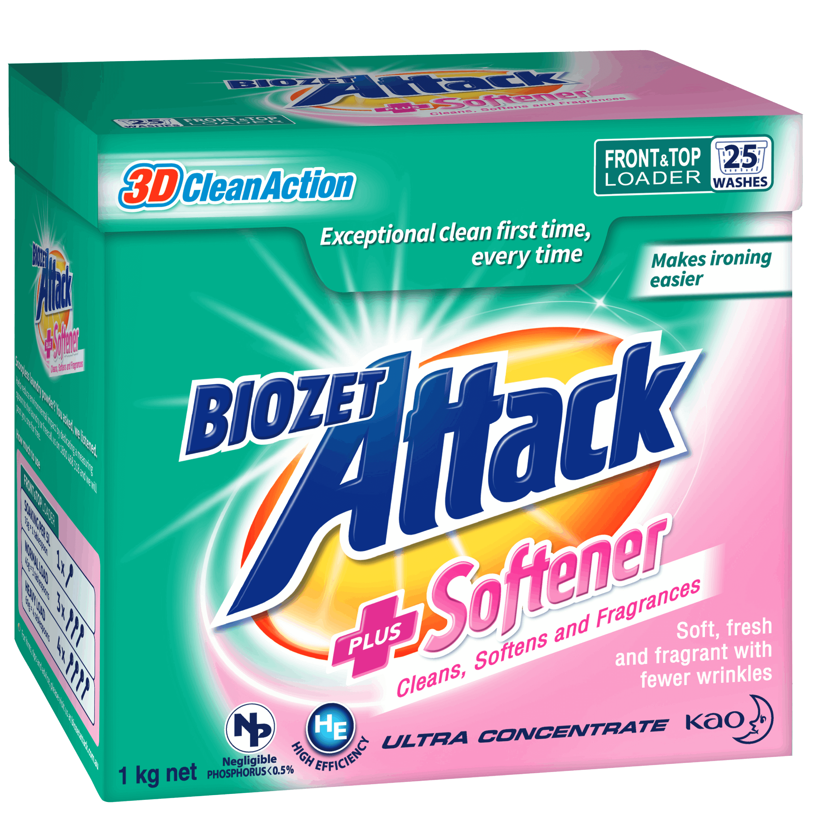 Biozet Attack PLUS Softener Powder - Biozet Attack