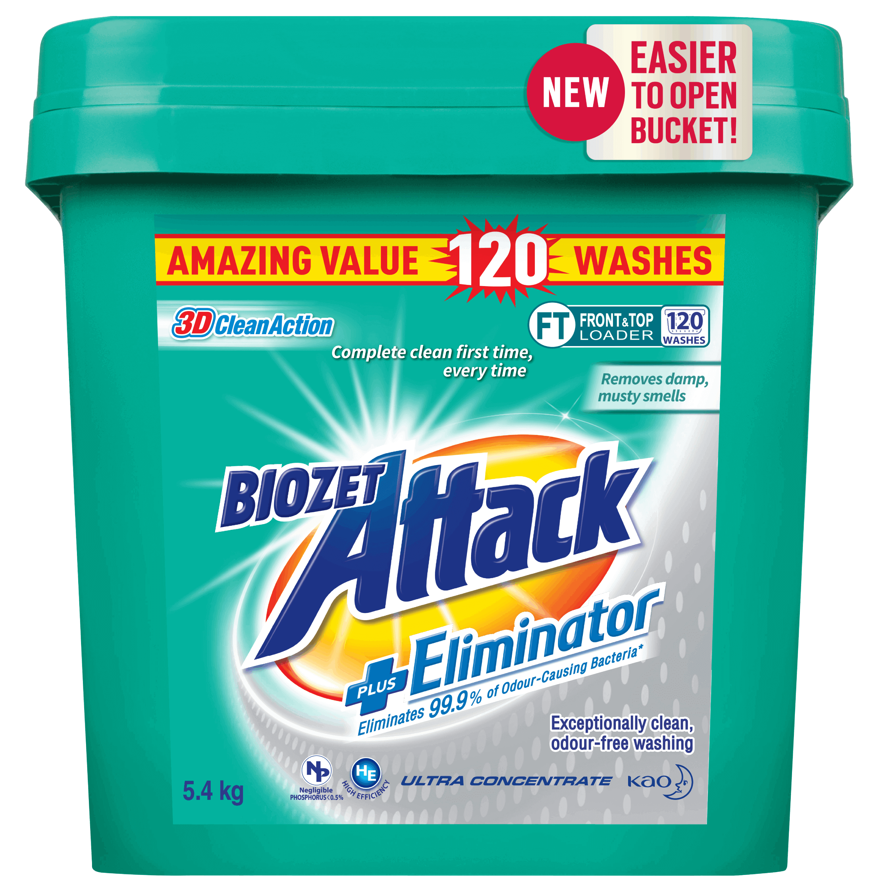 Biozet Attack PLUS Eliminator 5.4kg Powder - Biozet Attack