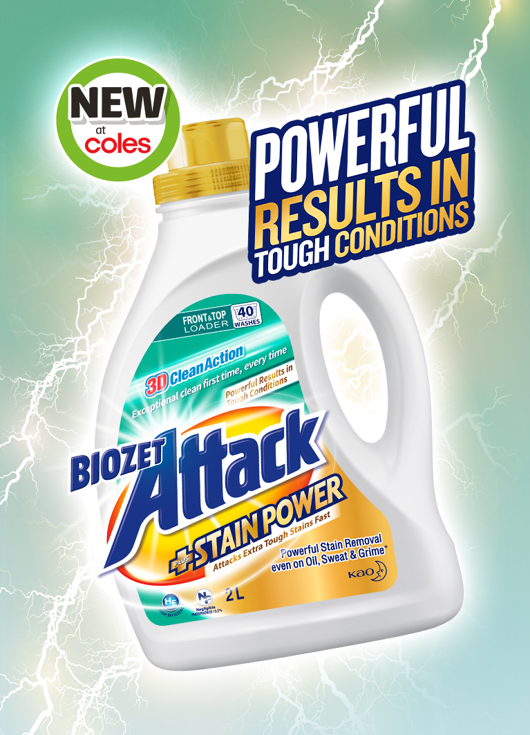 Laundry Detergent Australia | Liquid, Powder, Refills | Biozet Attack