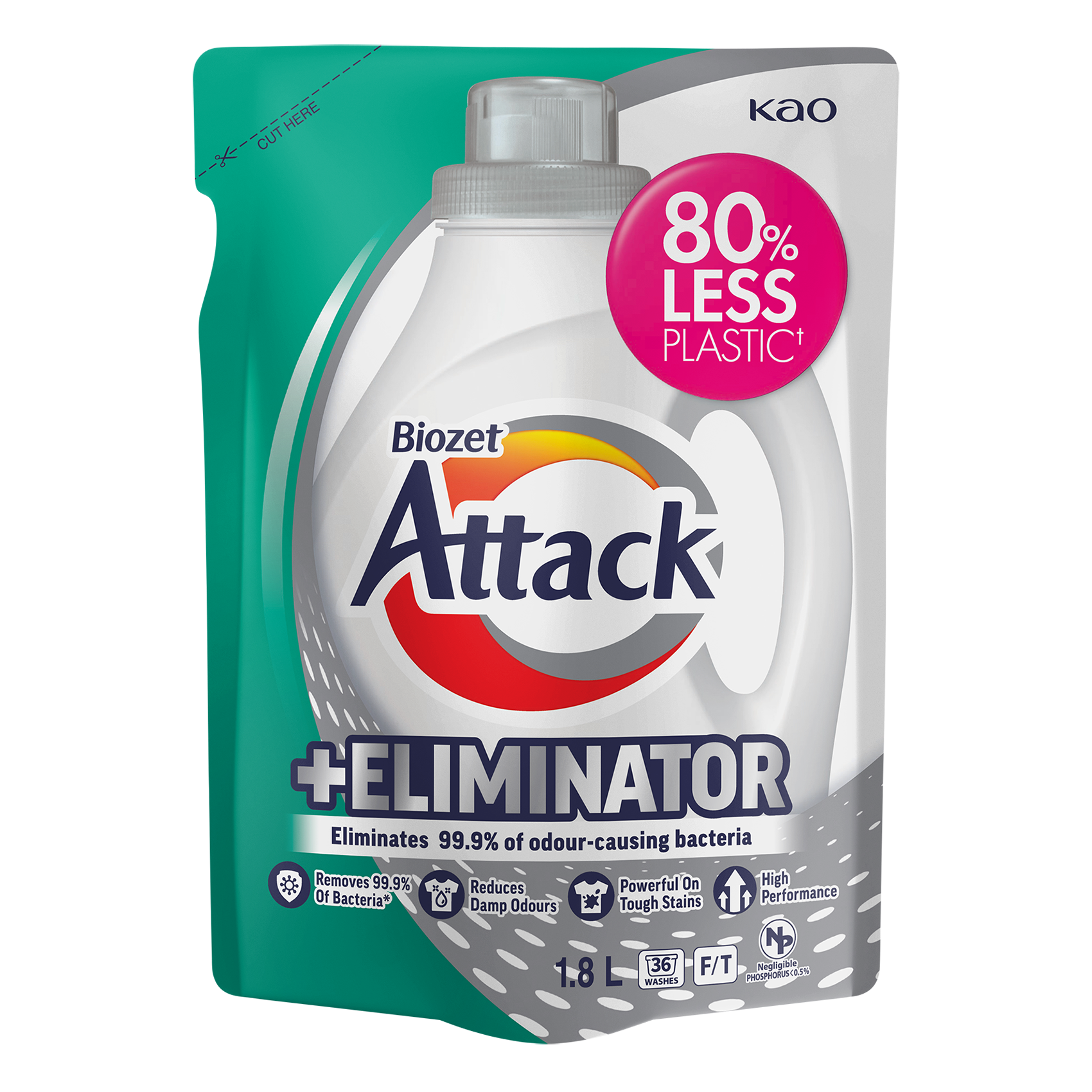 Powerful Antibacterial Laundry Detergent | Biozet Attack