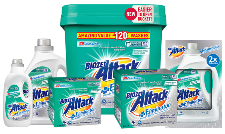 Australia’s Advanced Washing Detergent Powder | Biozet Attack