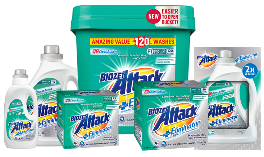 Australia’s Advanced Washing Detergent Powder | Biozet Attack