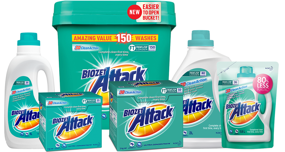 Australia’s Advanced Washing Detergent Powder | Biozet Attack